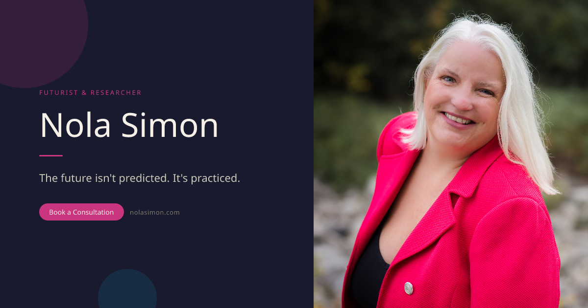 Nola Simon | Keynote Speaker & Strategic Futurist